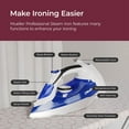 Mueller Pro Steam Iron, Retractable 8ft Cord, 3-Way Auto Shut Off, Self ...