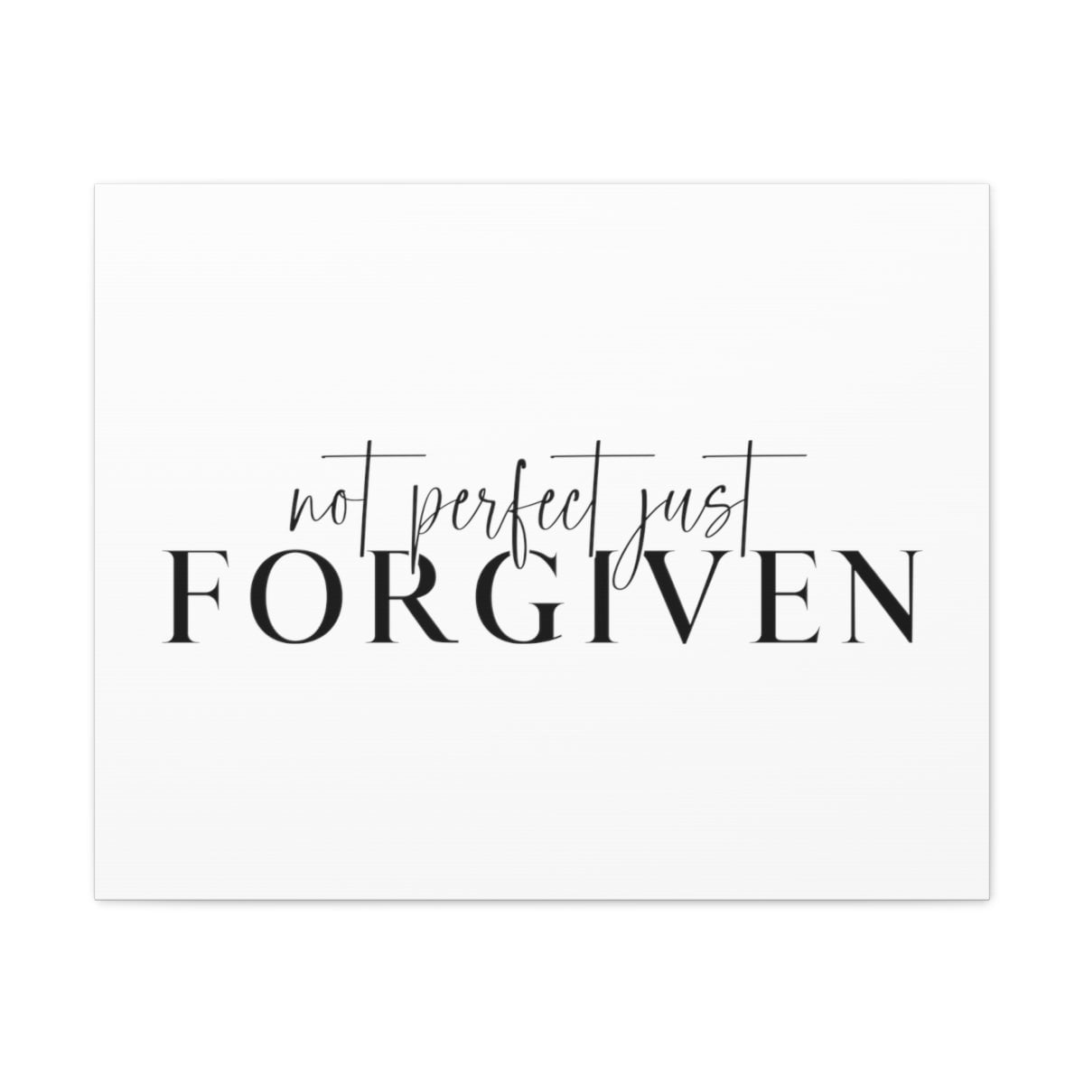 Scripture Walls Just Forgiven Ephesians 1:7 Christian Wall Art Print ...