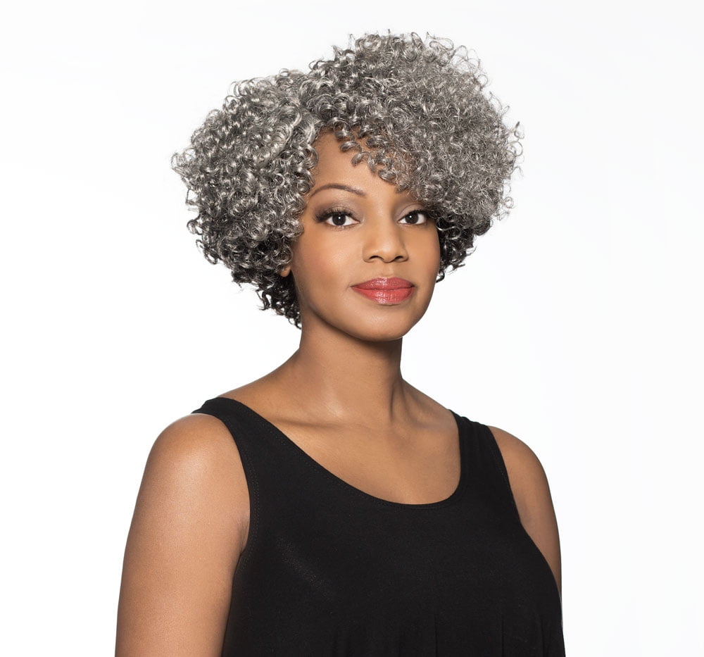 Foxy Silver (Marjorie) - Synthetic Lace Part Wig in 3T280 - Walmart.com