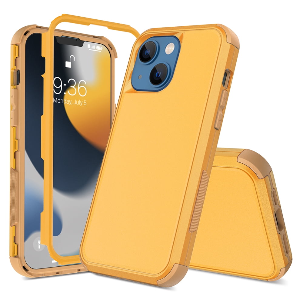 NIFFPD iPhone 14 Case, Shockproof Full Coverage Protective Cover Phone ...