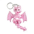 1pc 3D Printed Chameleon & Flying Dragon Keychains: Cute Color Key ...