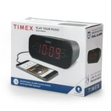 Timex Audio T231GRY2 AM/FM Dual Alarm Clock Radio with Digital Tuning ...