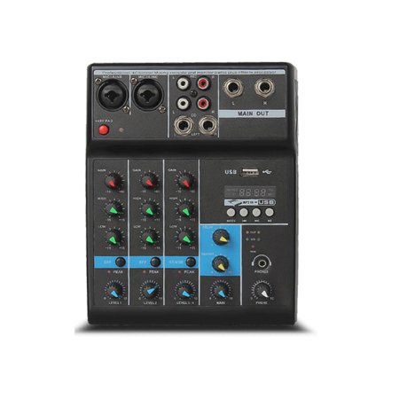 Black Friday Sound Mixing Console Digital Audio Mixers Mini Channels ...