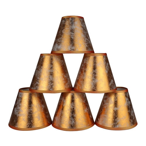 Urbanest 6'' Clip-on Foiled Paper Candelabra Shade (Set of 6) - Walmart.com
