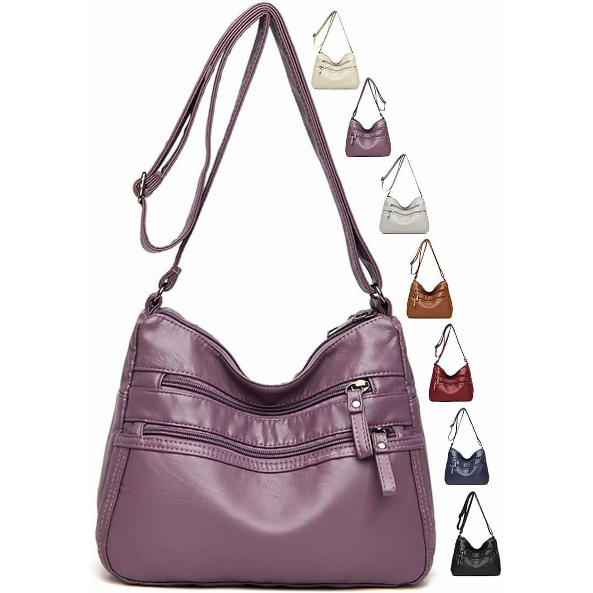 Click here for Nobrand Crossbody Bags For Women - Soft Leather Mu... prices