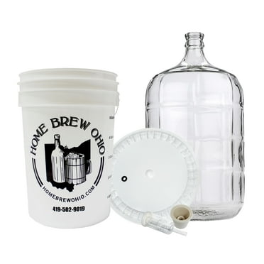 Home Brew Ohio 6 gal Glass Carboy - Walmart.com