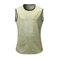 Antinious Men Solid Round Neck Sleeveless Fitness Breathable Outdoor ...