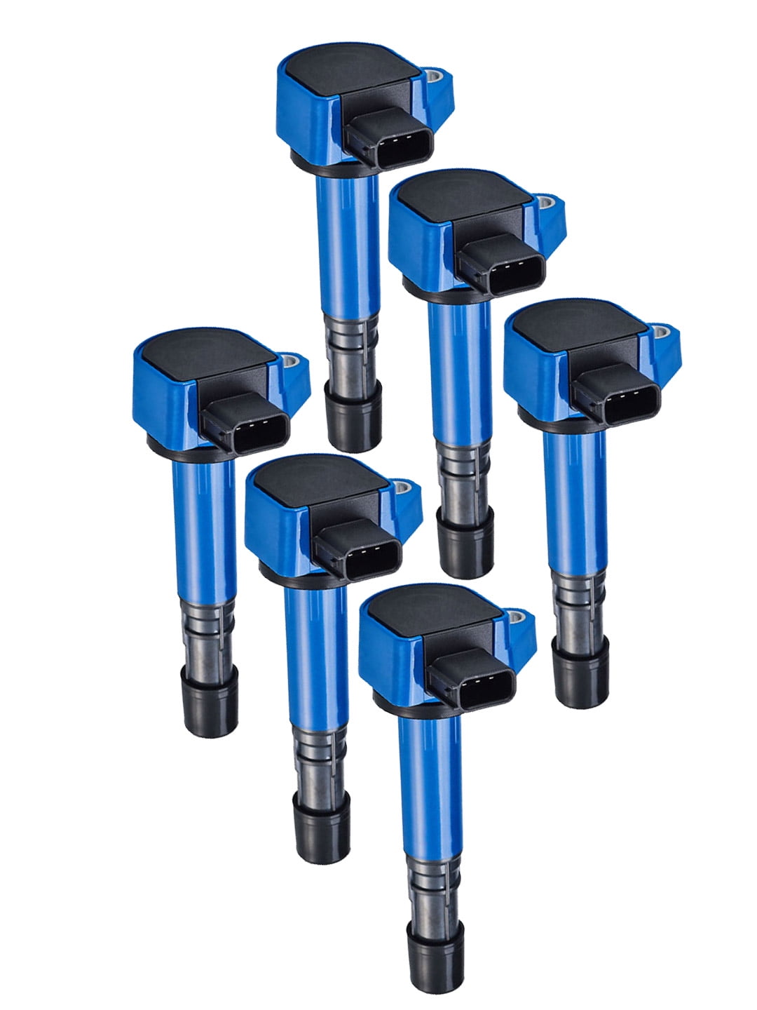 Set of 6 ISA High Performance Ignition Coils Compatible with 2001-2009 ...