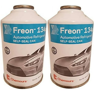 Chemours Brand Refrigerant Freon R134a for MVAC 12-Ounce Self-Sealing ...