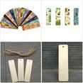 CCOCC 2026 New 36 Pcs Unfinished Wooden Bookmark Blank Bookmark Diy ...
