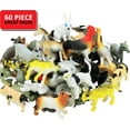 Click N’ Play 60 Piece Realistically Designed Mini Farm Animal Playset ...