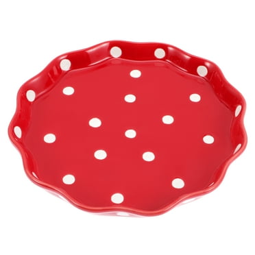 AHX Multicolor Decorated Dinner Round Plate Set 8 inch - Salad, Pasta ...