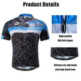 Cycling Shirts for Men Short Sleeve Bicycle Jerseys Full Zipper Bike ...