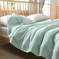 Ihhxva Hollow Weave Blanket, 100% Cotton Openwork Summer Cover ...