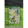 Toland Home Garden Bluebirds & Daisies Bird Welcome Flag Double Sided ...