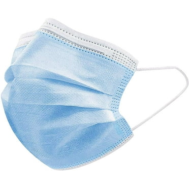 Disposable Face Mask - Pack of 50 Single Use Protective Masks With 3 ...