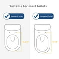 Soaids Raised Toilet Seat Risers for Seniors with Removable Arms, 3 ...