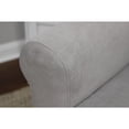 Essential Pieces Ellis Rolled Arm Lounge Chair - Gray - Walmart.com