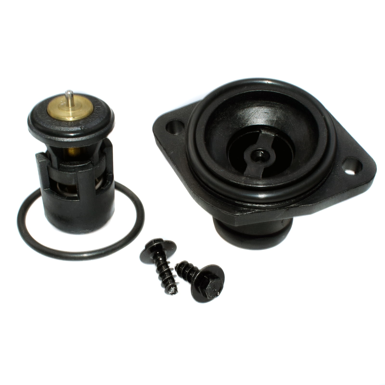 Thermostat + Thermostat Housing Coolant Flange For VW Bora Caddy Polo ...