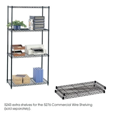 OFM X5 Series Model S3618 36" x 18" Wire Shelf, Silver, Pack of 2 ...