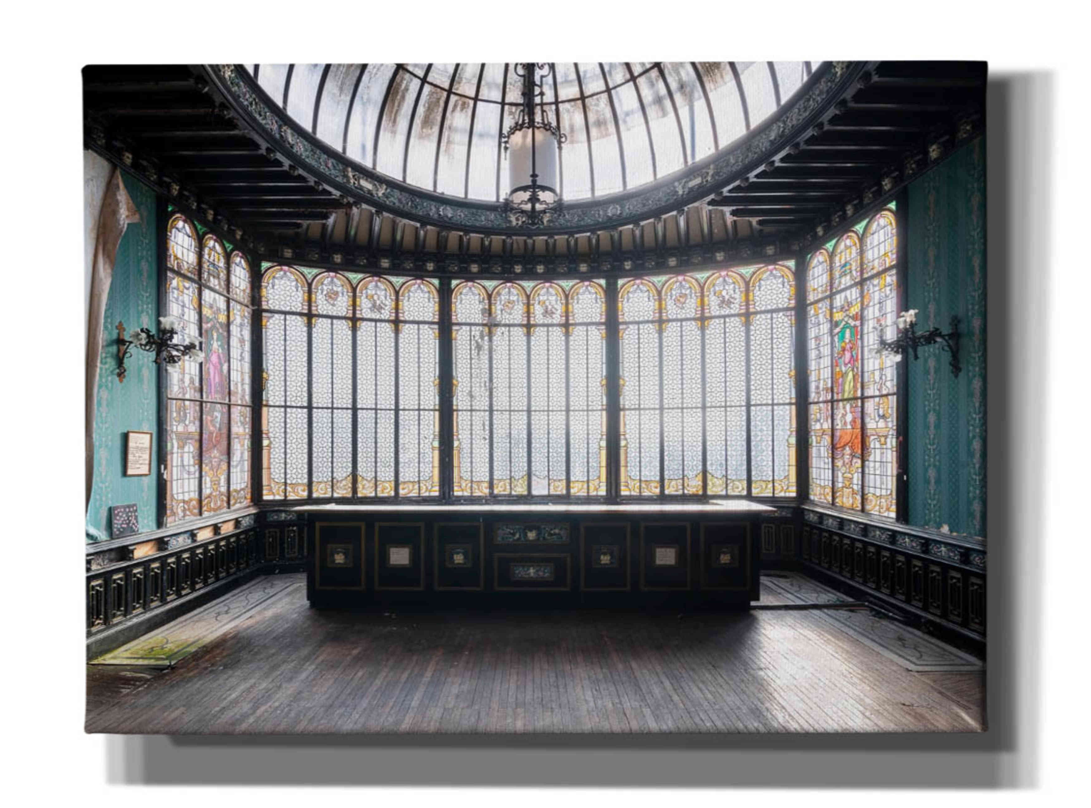 Epic Graffiti 'Winter Garden Square' by Roman Robroek Giclee Canvas ...