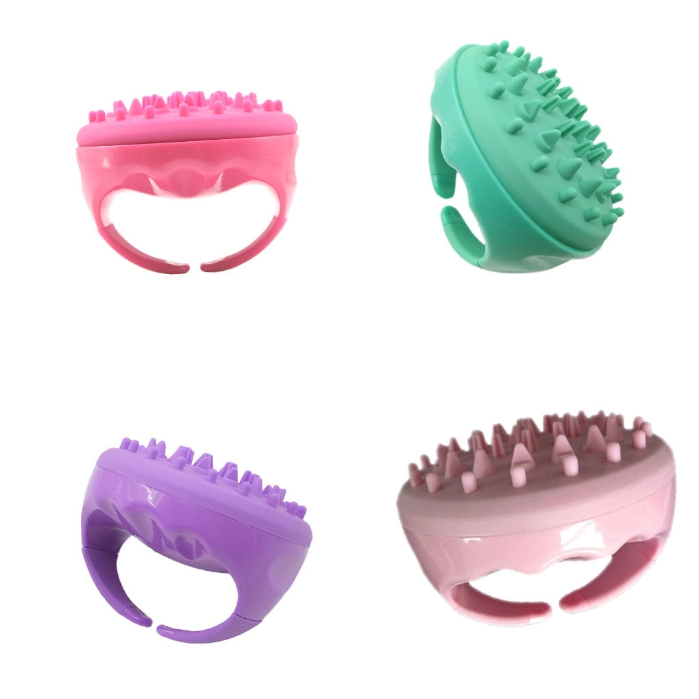 Hair Scalp Massager Hair Shampoo Massage Brushbody Washing Soft Silicone Shower Hair Brush