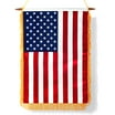 Anley USA Made 4 X 6 Inch Fringy Window Hanging Flag - American Hanging ...
