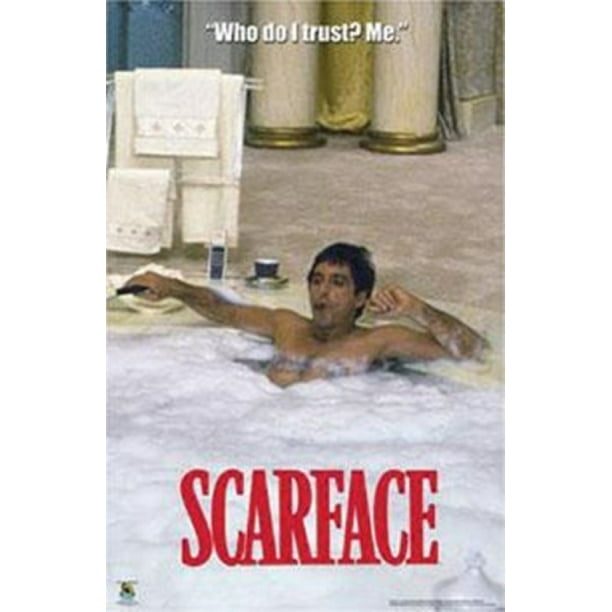 Scarface - Tub Poster (24 x 36) - Walmart.com
