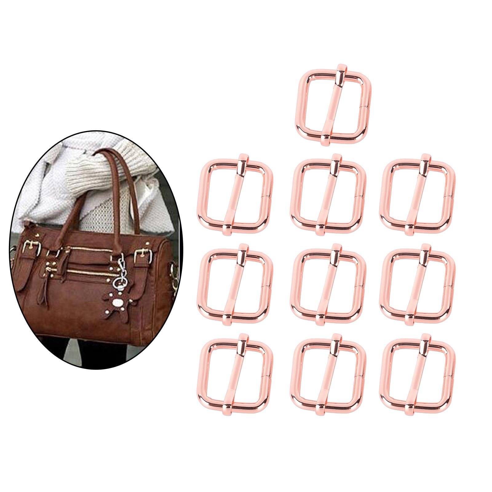 10 Pieces Slide Buckle Slides Rectangle Adjustable Webbing Slider for ...