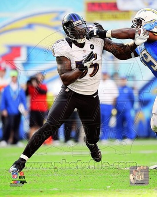 Terrell Suggs 2012 Action Sports Photo - Walmart.com