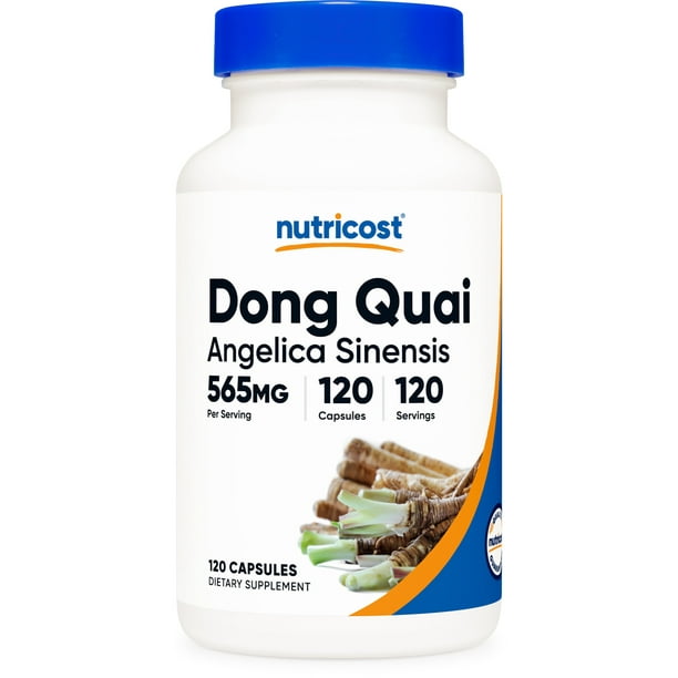 Nutricost Dong Quai 565mg, 120 Capsules - Vegetarian Capsules ...