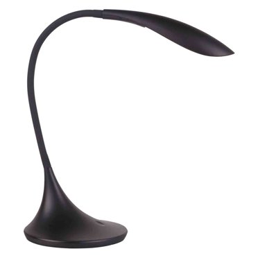 Newhouse Lighting 28 in. Gooseneck Red LED Desk Lamp with USB Charging ...