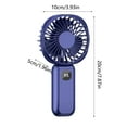 Eudgs Small Fan Mini Portable Rechargeable Digital Night Light Power ... Eudgs Small Fan Mini Portable Rechargeable Digital Night Light Power ...