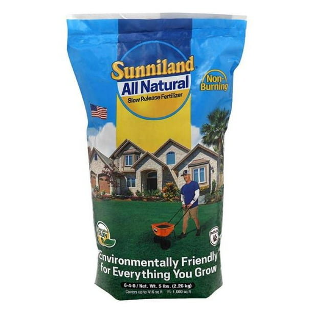Sunniland 7013451 416 sq. ft. Slow-release Nitrogen Lawn Fertilizer for ...