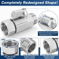 3/4Inch Male Female Thread Connector Brass Ball Valves Garden Hose Shut ...