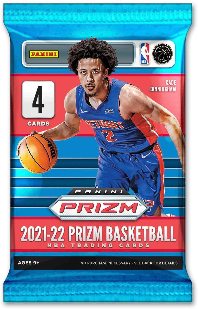 NBA Panini 2021-22 Prizm Basketball Trading Card RETAIL Pack - Walmart.com