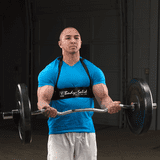 Body Solid OB47 Olympic EZ Curl Bar - Chrome - Walmart.com