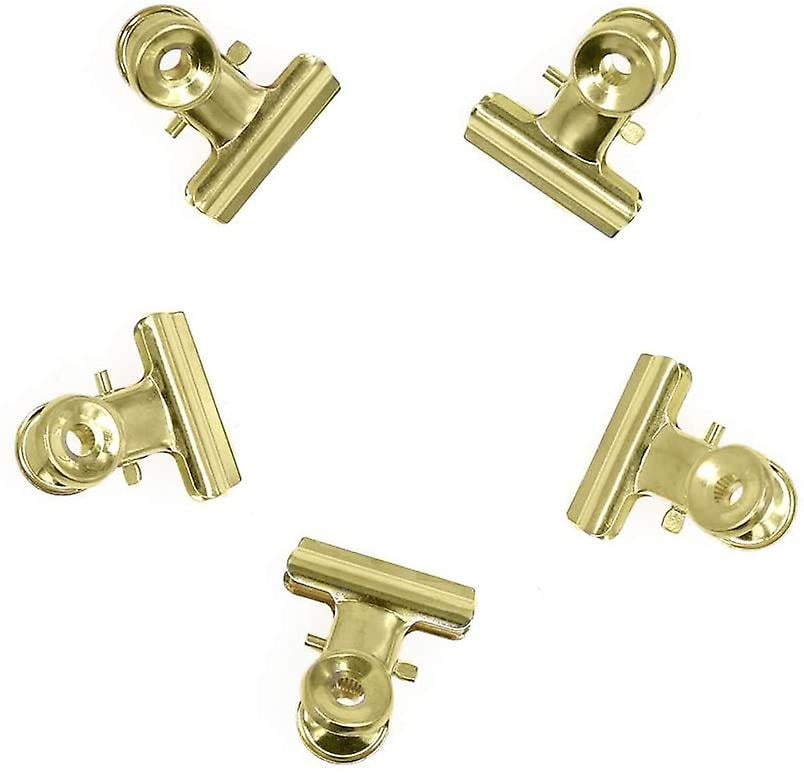 Clips de papel negros pequeños 30 piezas 2,5 cm Clips de bisagra de ...