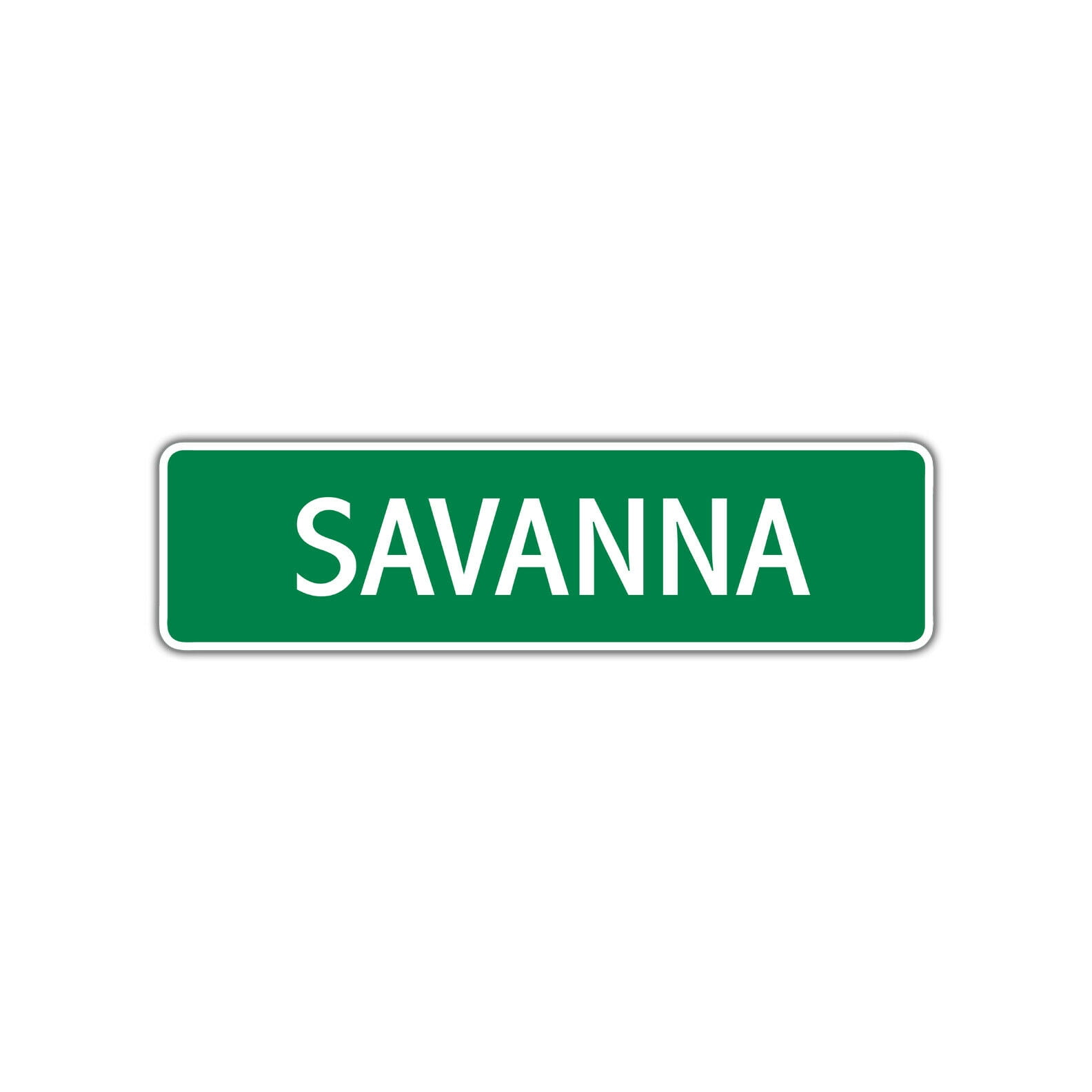 Savanna Girls Children Indoor Outdoor Unique Name Letter Printed Label ...