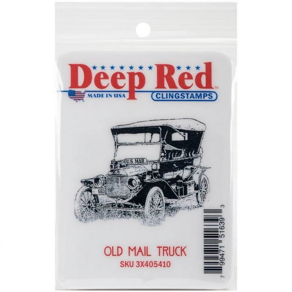 Deep Red Stamps African Elephant Rubber Stamp - Walmart.com