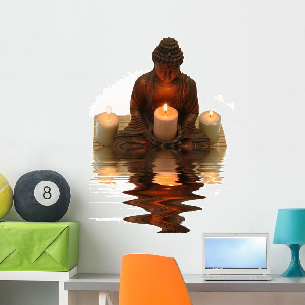 Buddha Wall Decal by Wallmonkeys Peel and Stick Graphic (36 in H x 24 ...