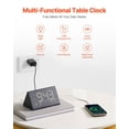 Digital Alarm Clock with Dual Alarms, Adjustable Volume, USB Night ...
