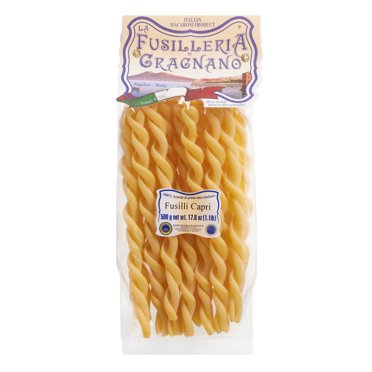 Sophia Italian Long Fusilli Pasta - Special Cut "Col Buco" 16oz ...