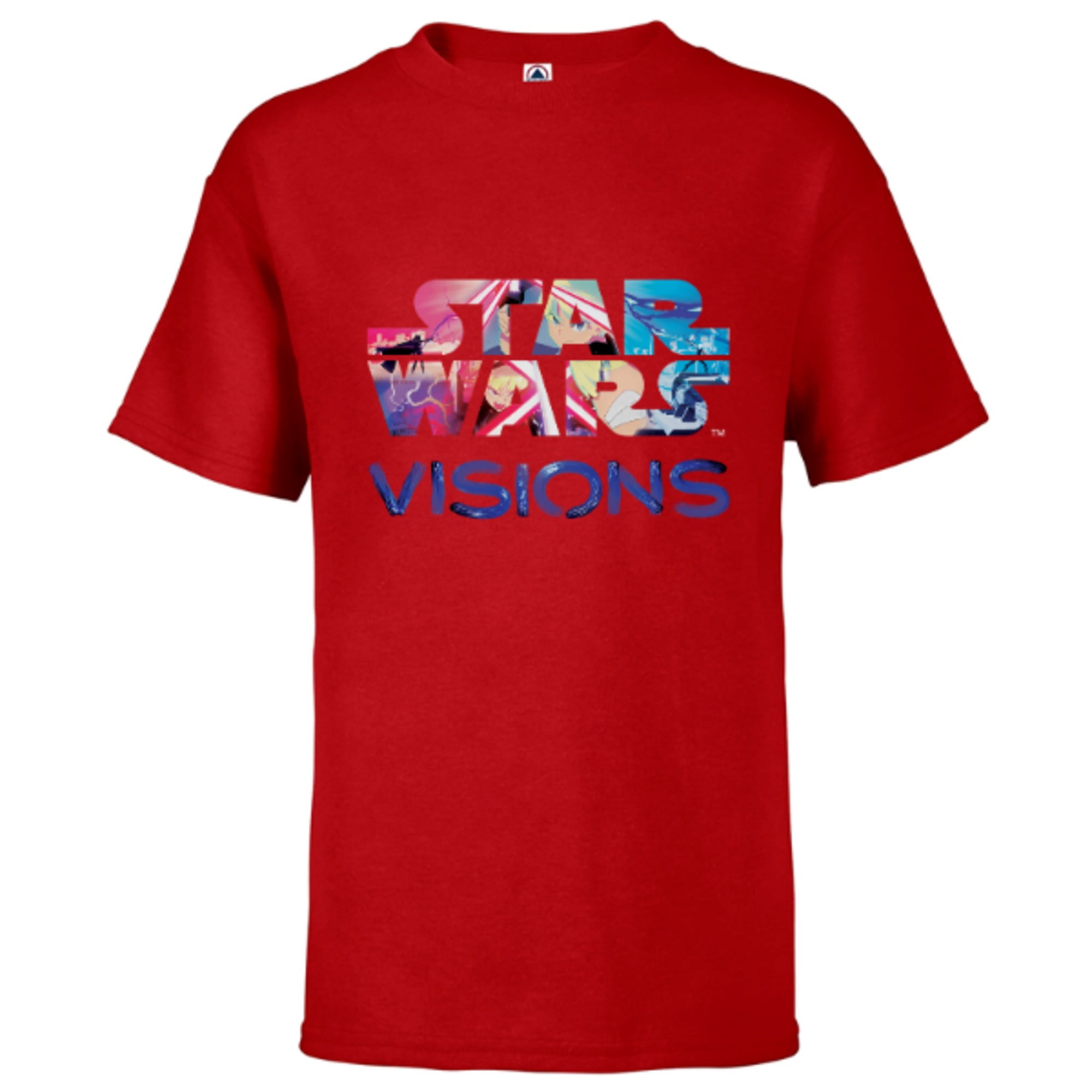 Star Wars: Visions Logo - Short Sleeve T-Shirt for Kids – Customized ...