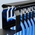 Enterprises 1U Rack Cable Organizers 19in 24 Position 48 Port Cold ...