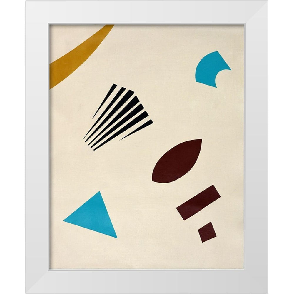 Roberts, Alan 12x14 White Modern Wood Framed Museum Art Print Titled ...
