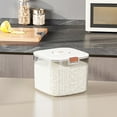 Aihimol Airtight Rice Dispenser -Cover Rice Bucket for Cereal Grain ...