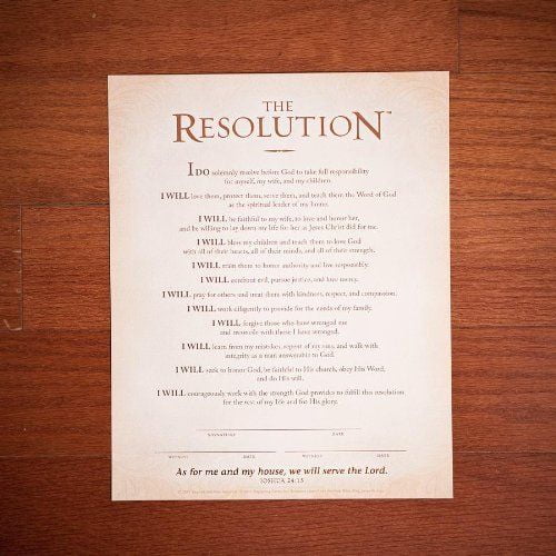 Courageous Resolution Print Free