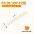 Uxcell 5pcs Metal Straight Ruler 6 Inch(15cm) Metric Aluminum Alloy ...