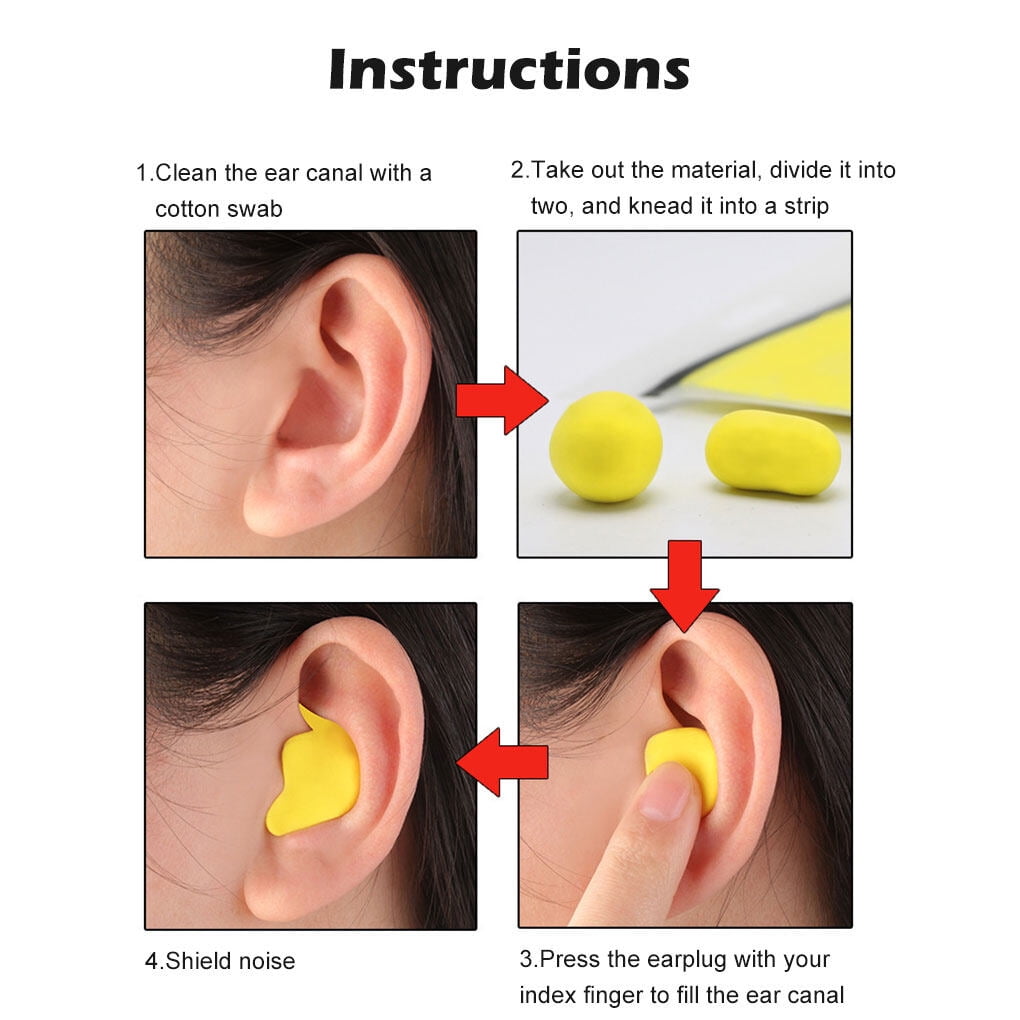 Click here for Maskred Sound-Proof Earplugs Nap Anti-Noise Soft E... prices